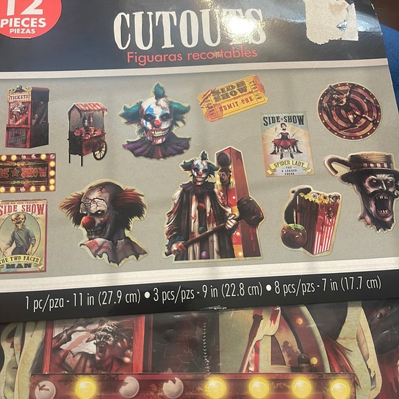 halloween | Art | 2 Side Show Cutouts | Poshmark